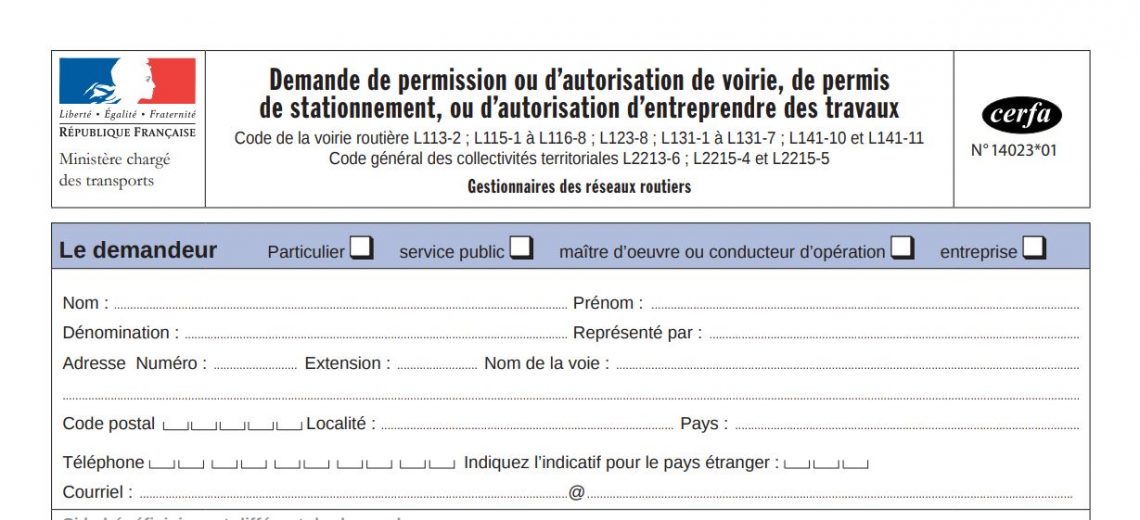 Permission de voirie - Ville d'Hardricourt